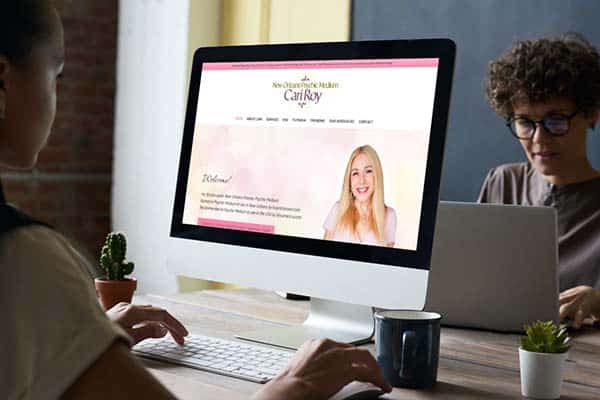 New Orleans Psychic Medium Cari Roy - Website Design - FOGO Solutions